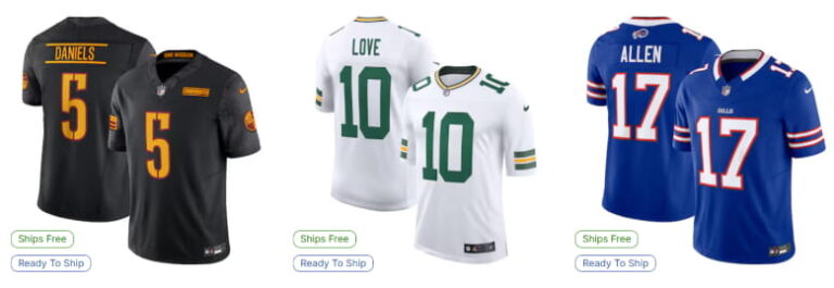 NFL Jersey Size Chart – Different Types & Comparison